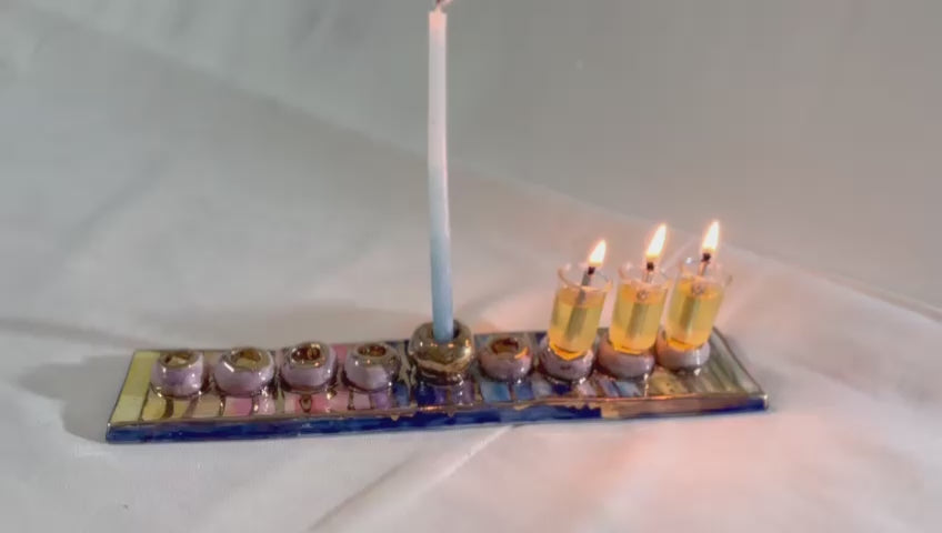 Colors of Chanukah Menorah: A Tapestry of Jerusalem's Heritage – Kiyor ...